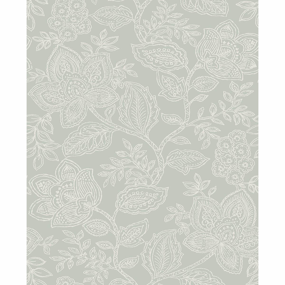 Larkin Sage Floral Wallpaper | A-Street Prints 2861-25736 – The WorkRoom