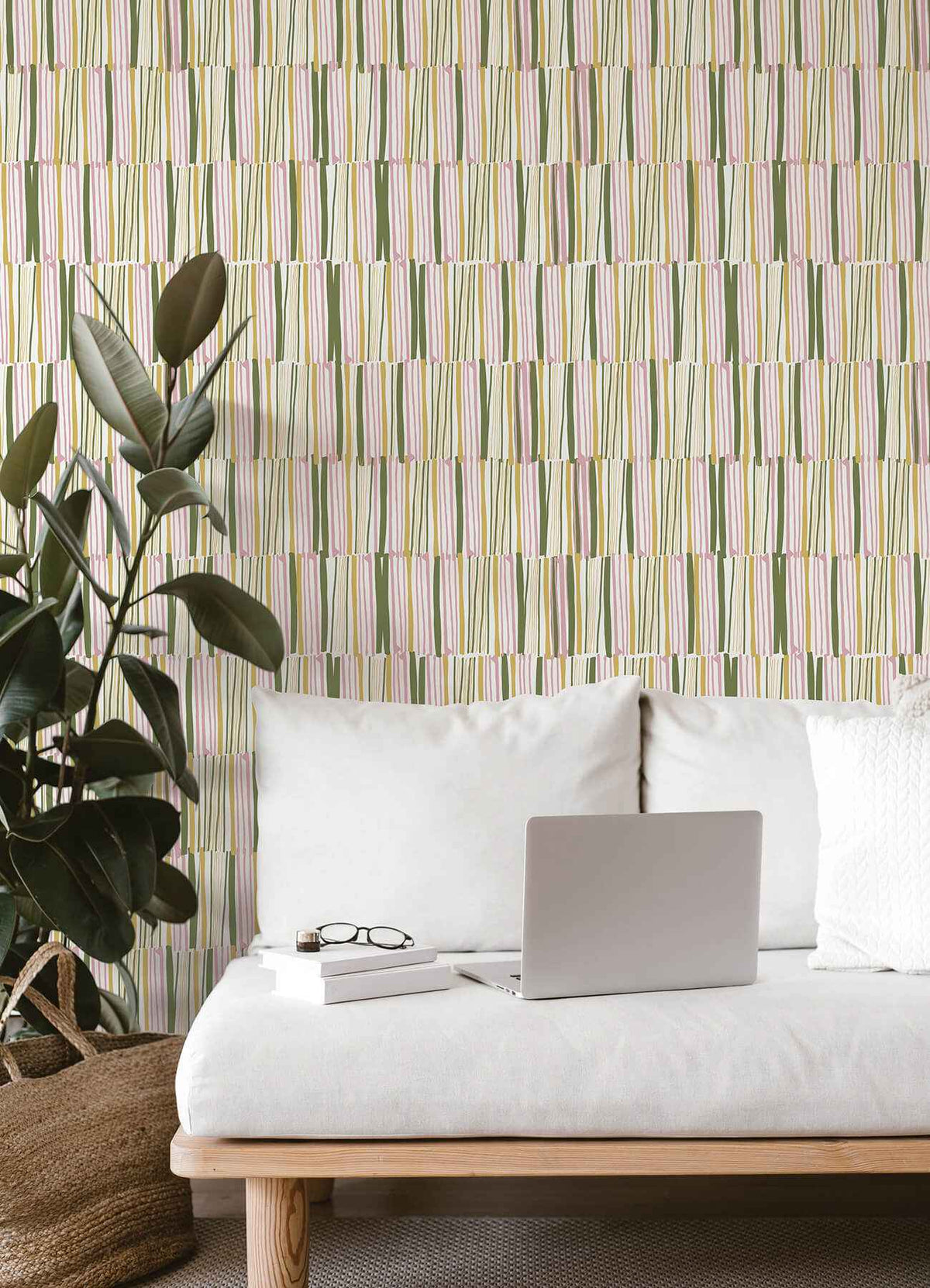 Yellow Thistle Peel & Stick Wallpaper | LDS4581 – The WorkRoom
