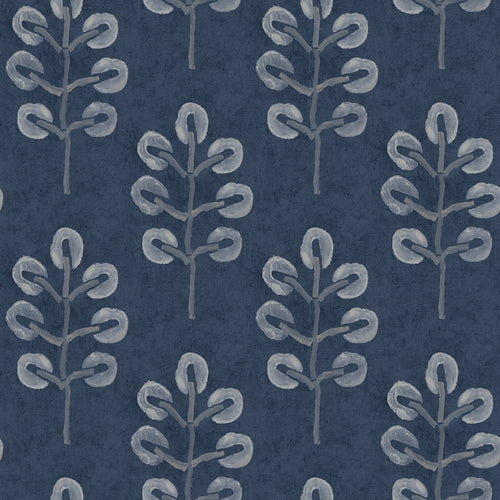 Plum Tree Dark Blue Botanical Wallpaper - York Wallcoverings - 3124-13 ...