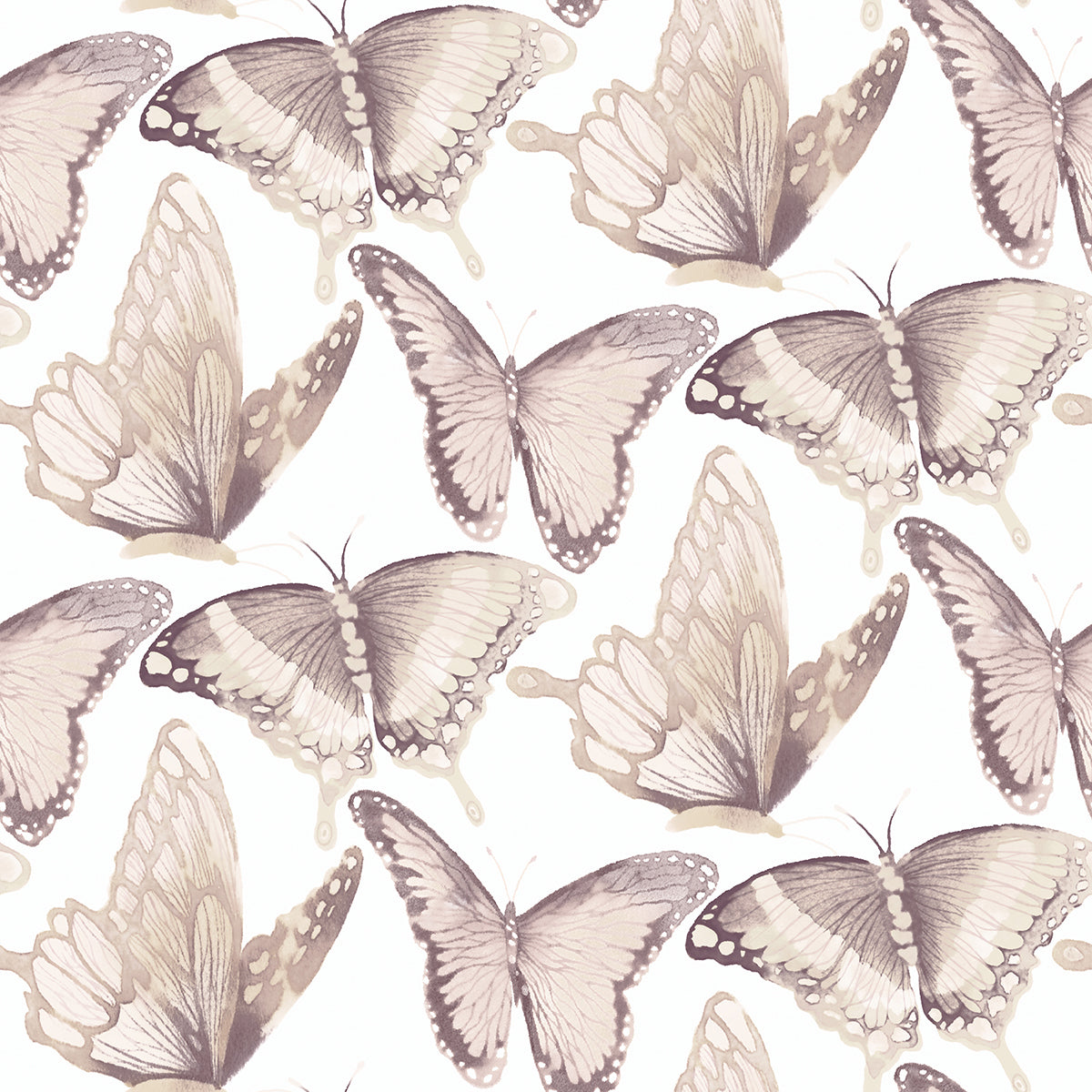 Janetta Blush Butterfly Wallpaper - York Wallcoverings – The WorkRoom