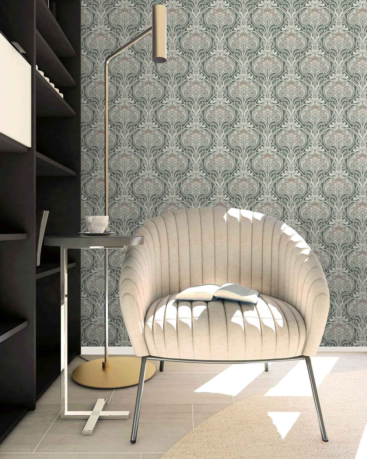 Fallon Brown Peel and Stick Wallpaper | NUS6217 – The WorkRoom