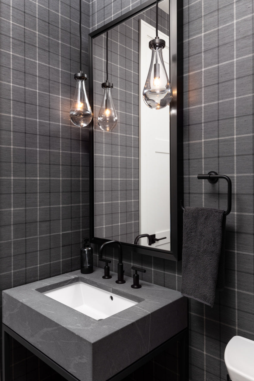 Georgian Grid Brown and Beige on Canvas Linen - Phillip Jeffries 9123 – The WorkRoom