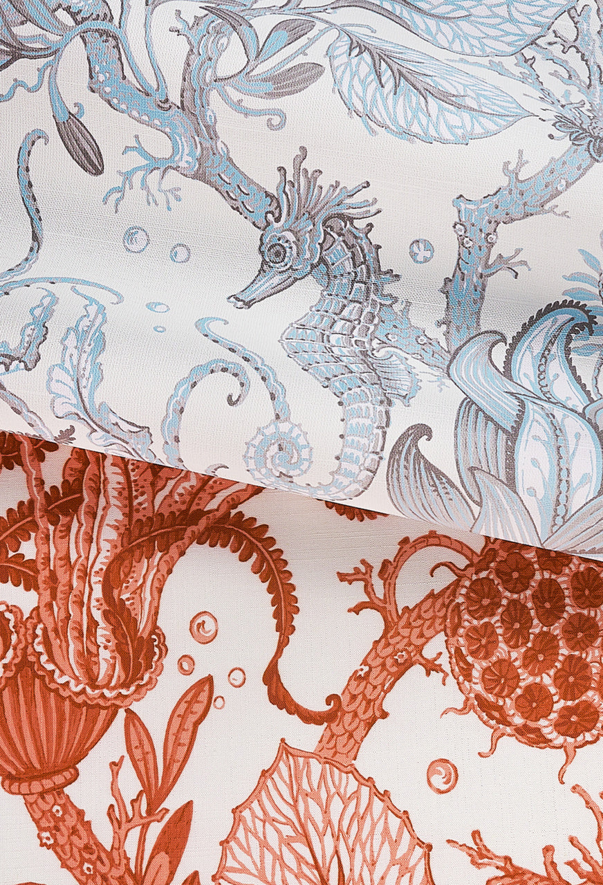 Toile de Sea Nautical Neutral on Gesso Vinyl Canvas - Phillip Jeffries ...