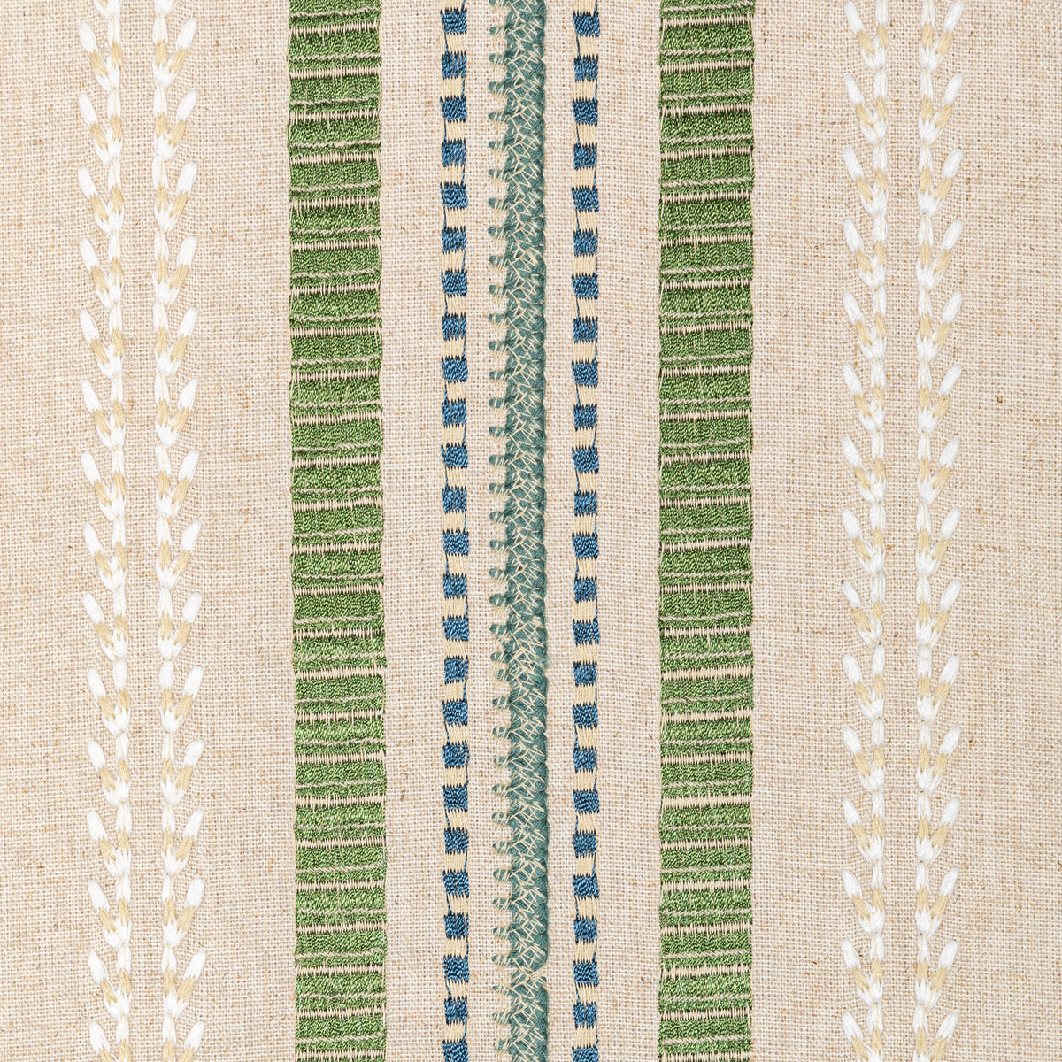 Nautique Emb - Green/Blue | Lee Jofa – The WorkRoom