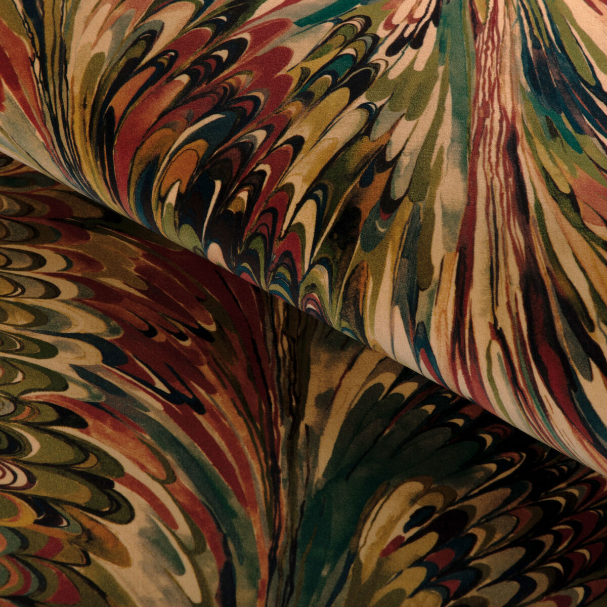 Taplow Velvet - Berry/Moss | Lee Jofa – The WorkRoom